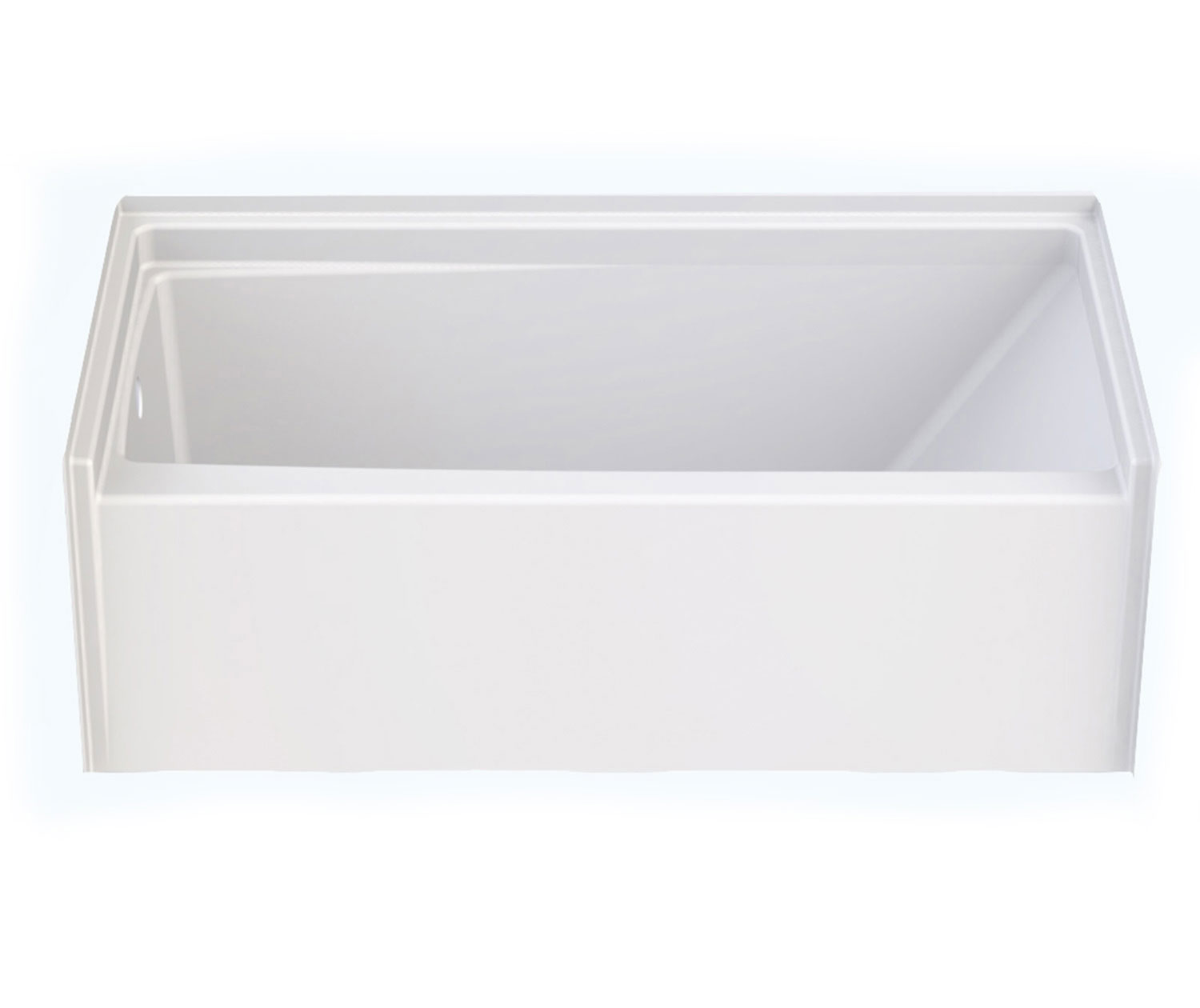 6030STUB 60 x 30 AcrylX Alcove Left-Hand Drain Bathtub in Sterling ...