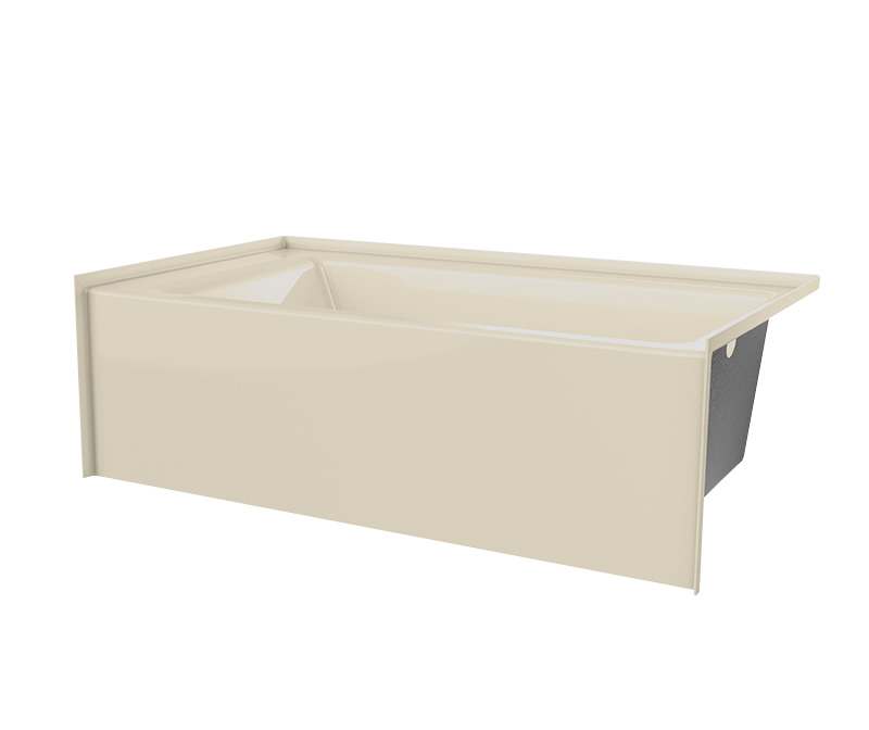 6032SMIN 60 x 32 AcrylX Alcove Left-Hand Drain Bathtub in Bone ...