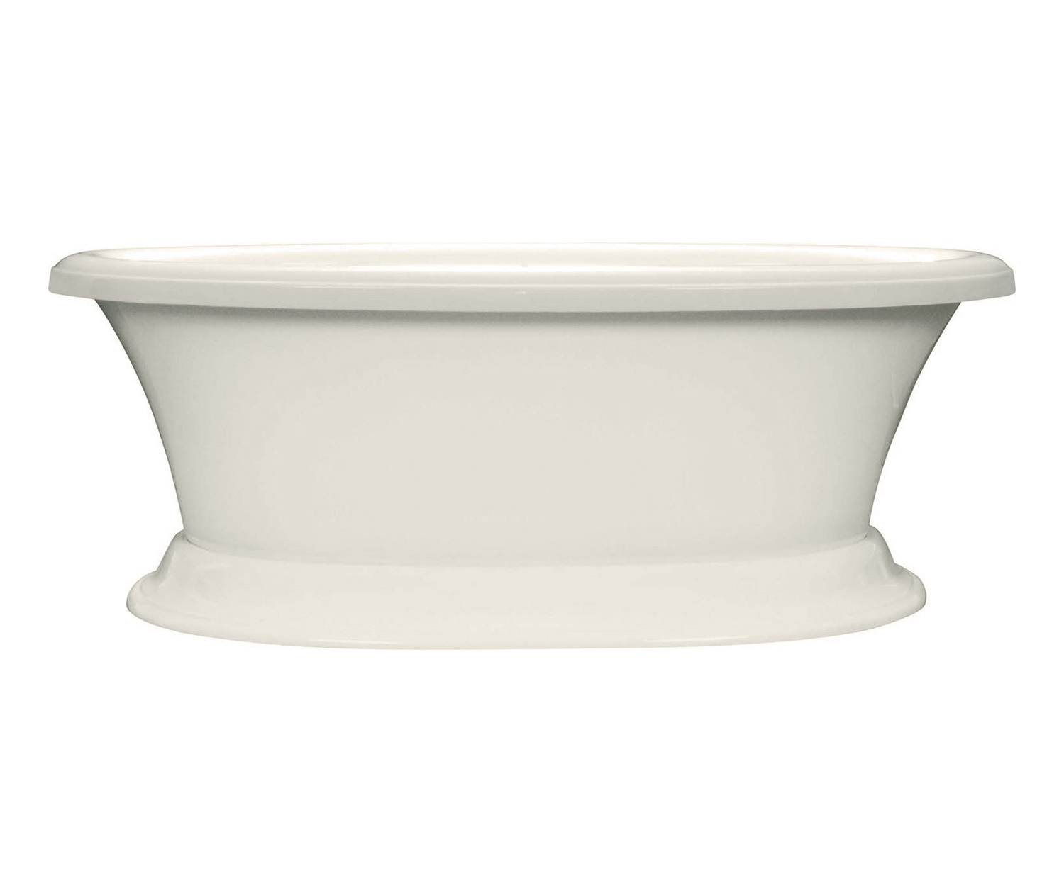 Carrington 6638Cf Acrylic Freestanding Front-Center Drain Bathtub in ...