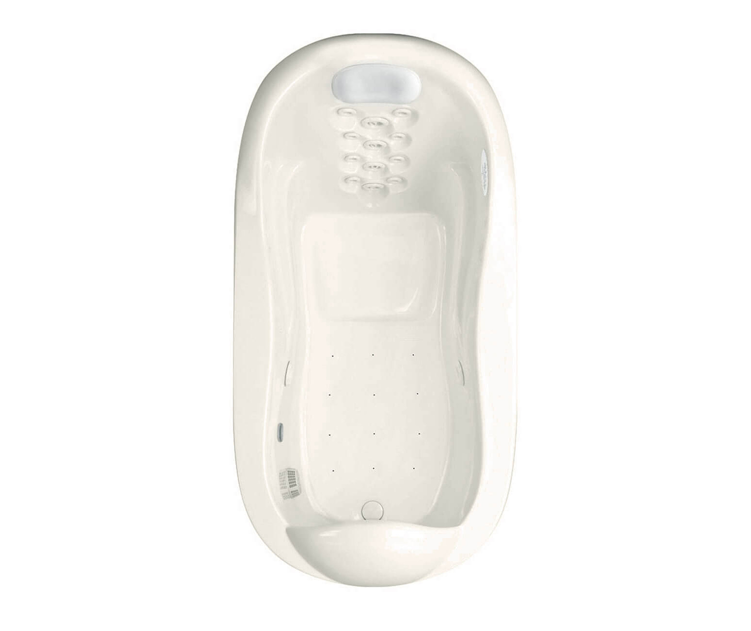 Infinity 2 70 x 35 Acrylic Drop-in Universal Drain Combined Whirlpool and Air Massage Bathtub in ...