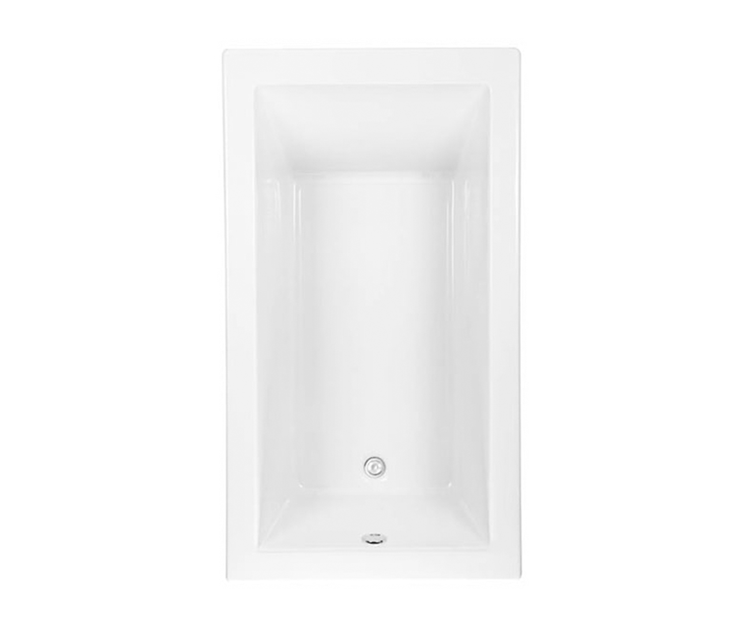 Soco 6636 Acrylic Drop-in Universal Drain Bathtub in White | Bath ...
