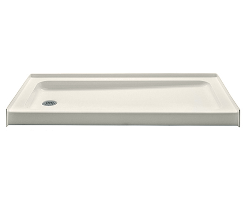 W6032ABL/R 60 x 32 Acrylic Alcove Left-Hand Drain Shower Base in ...