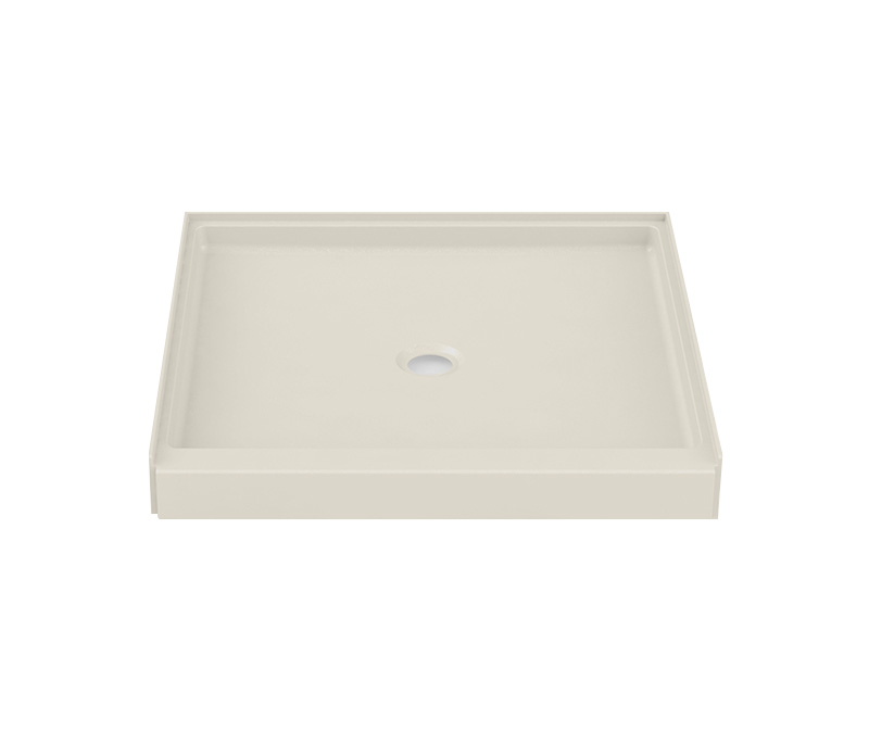 F3838PAN 36 x 36 AcrylX Alcove Center Drain Shower Base in Biscuit ...