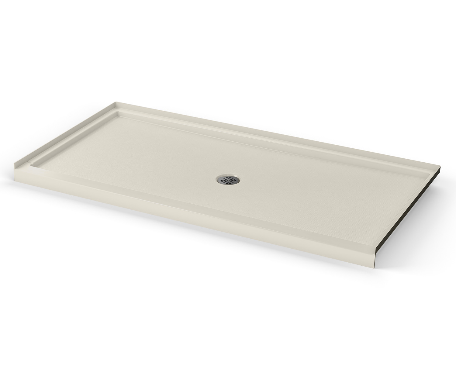 Icon SB7236 AcrylX Alcove Center Drain Shower Base in Biscuit | Shower ...