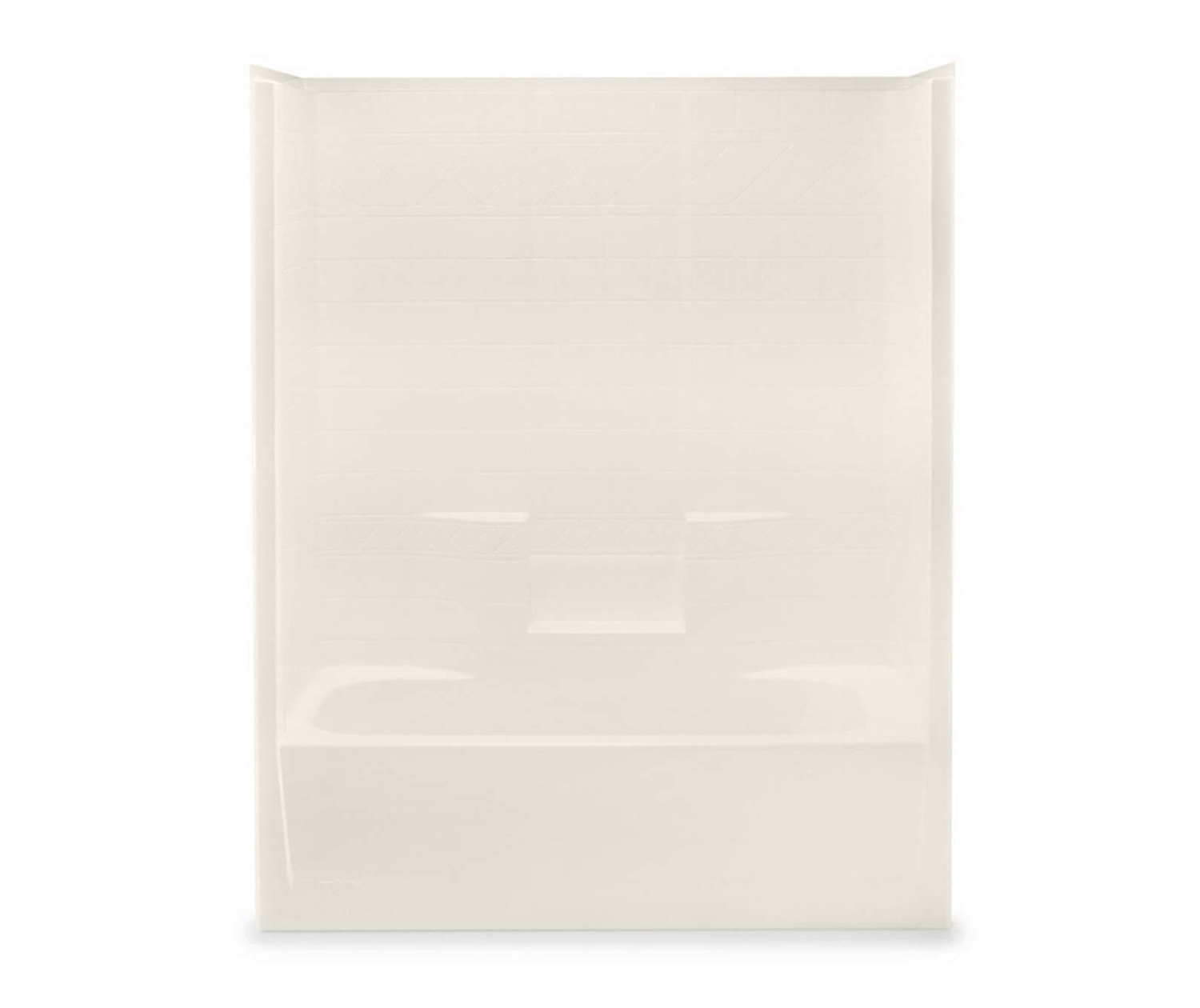 2603DTM AFR 60 x 32 AcrylX Alcove Left-Hand Drain One-Piece Tub Shower ...