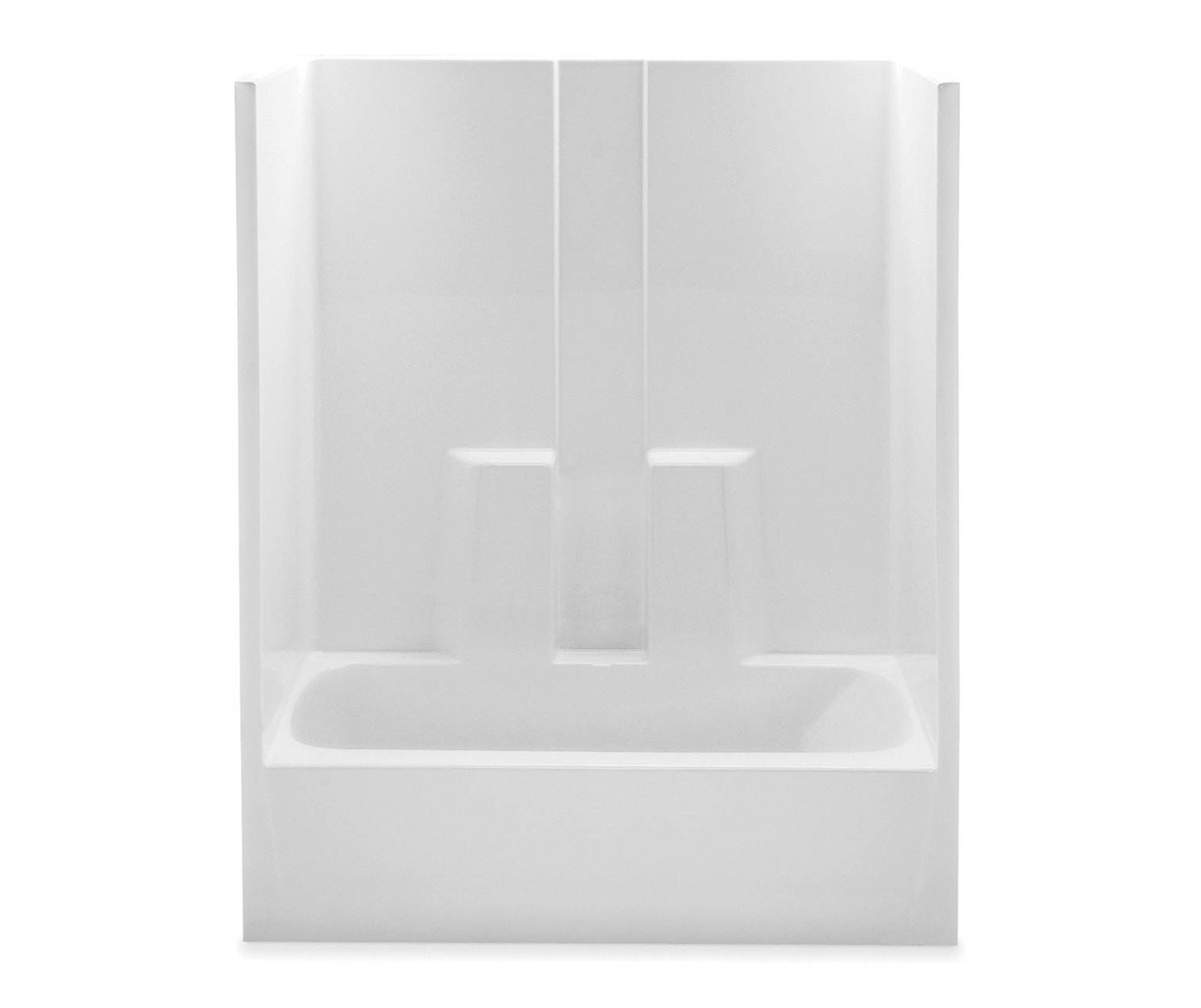 2603SGT 60 x 32 AcrylX Alcove Left-Hand Drain One-Piece Tub Shower in ...