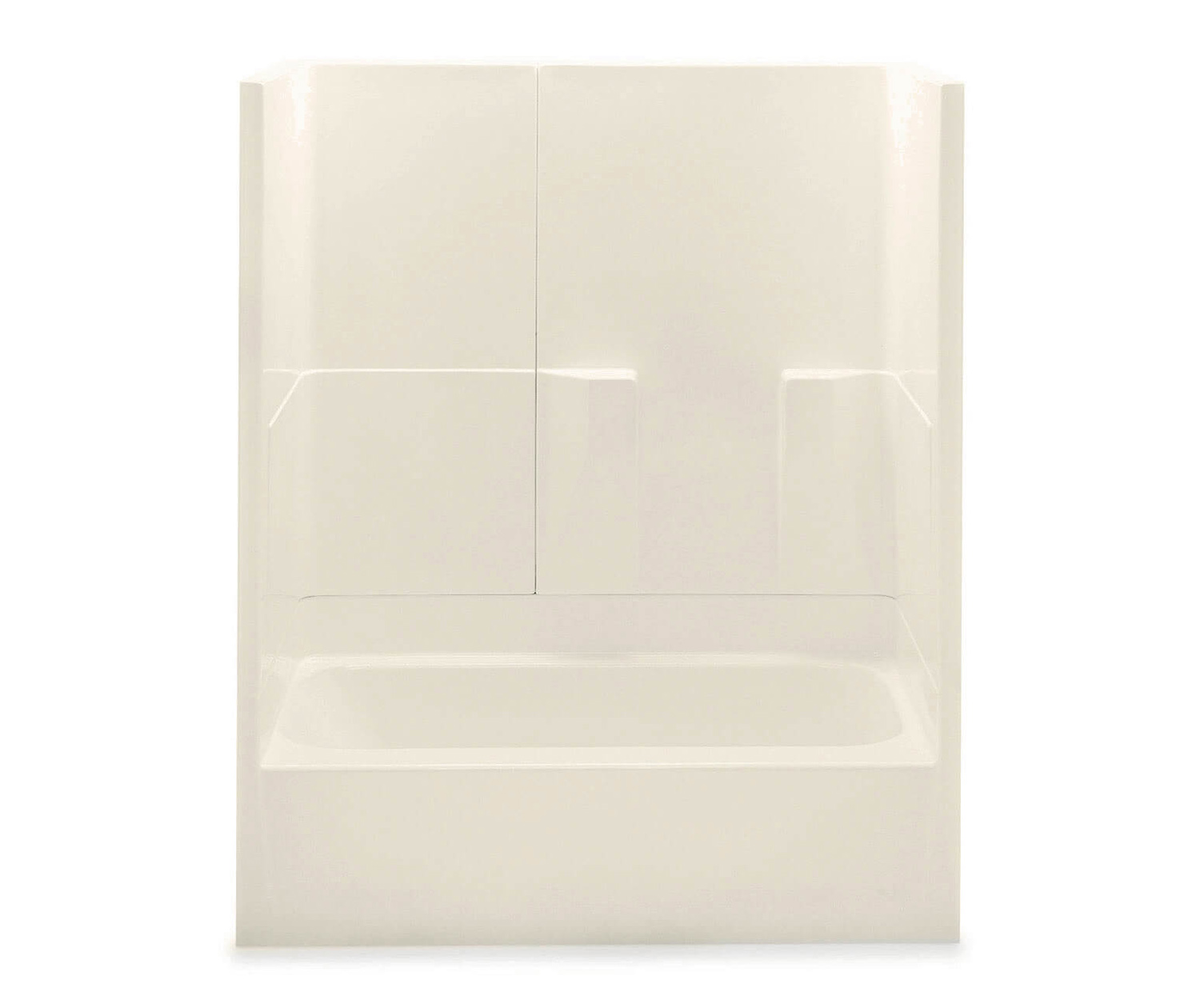 2603TRIO 60 x 30 AcrylX Alcove Left-Hand Drain Three-Piece Tub Shower ...