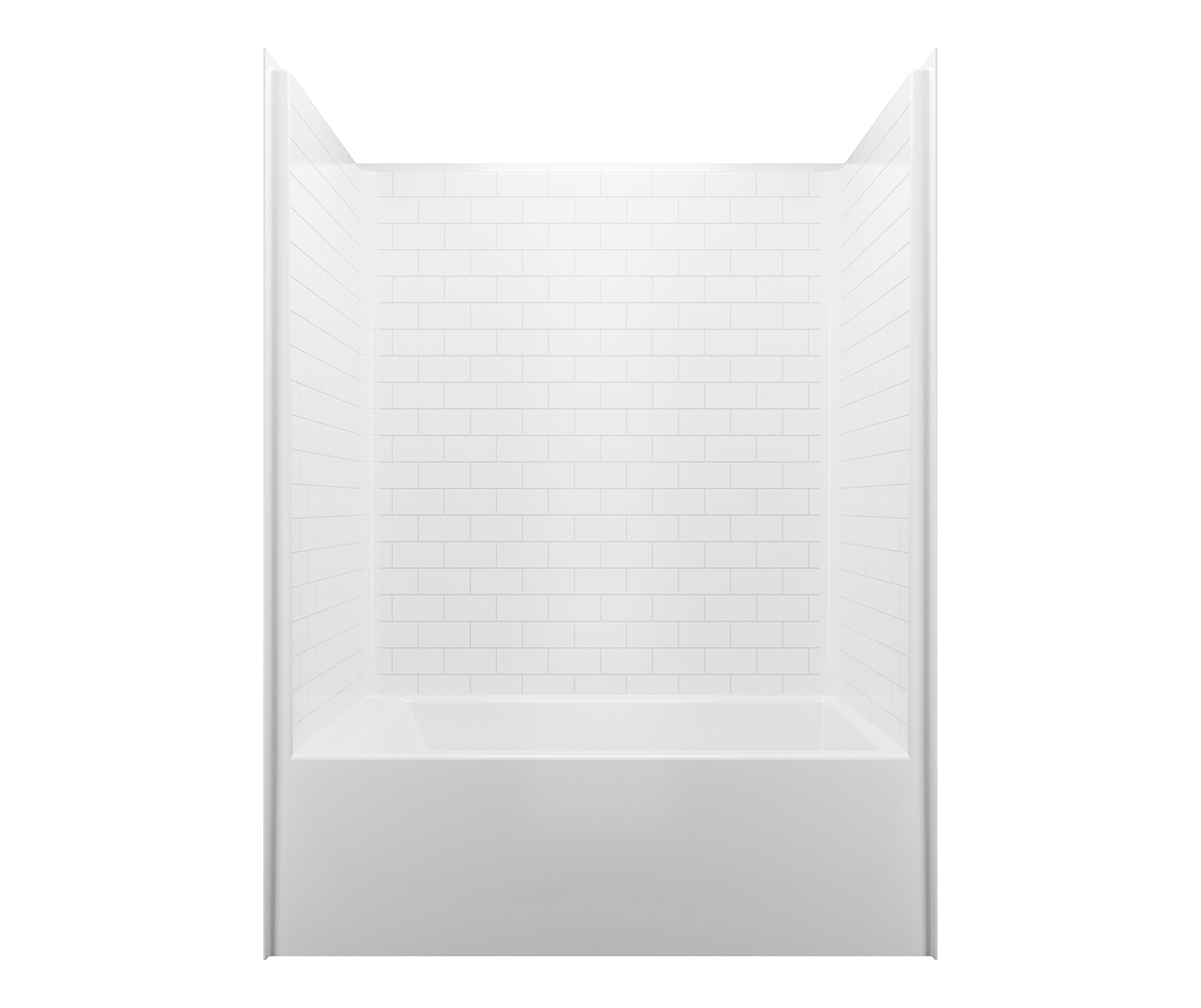6036STT 60 x 36 AcrylX Alcove Right-Hand Drain One-Piece Tub Shower in ...