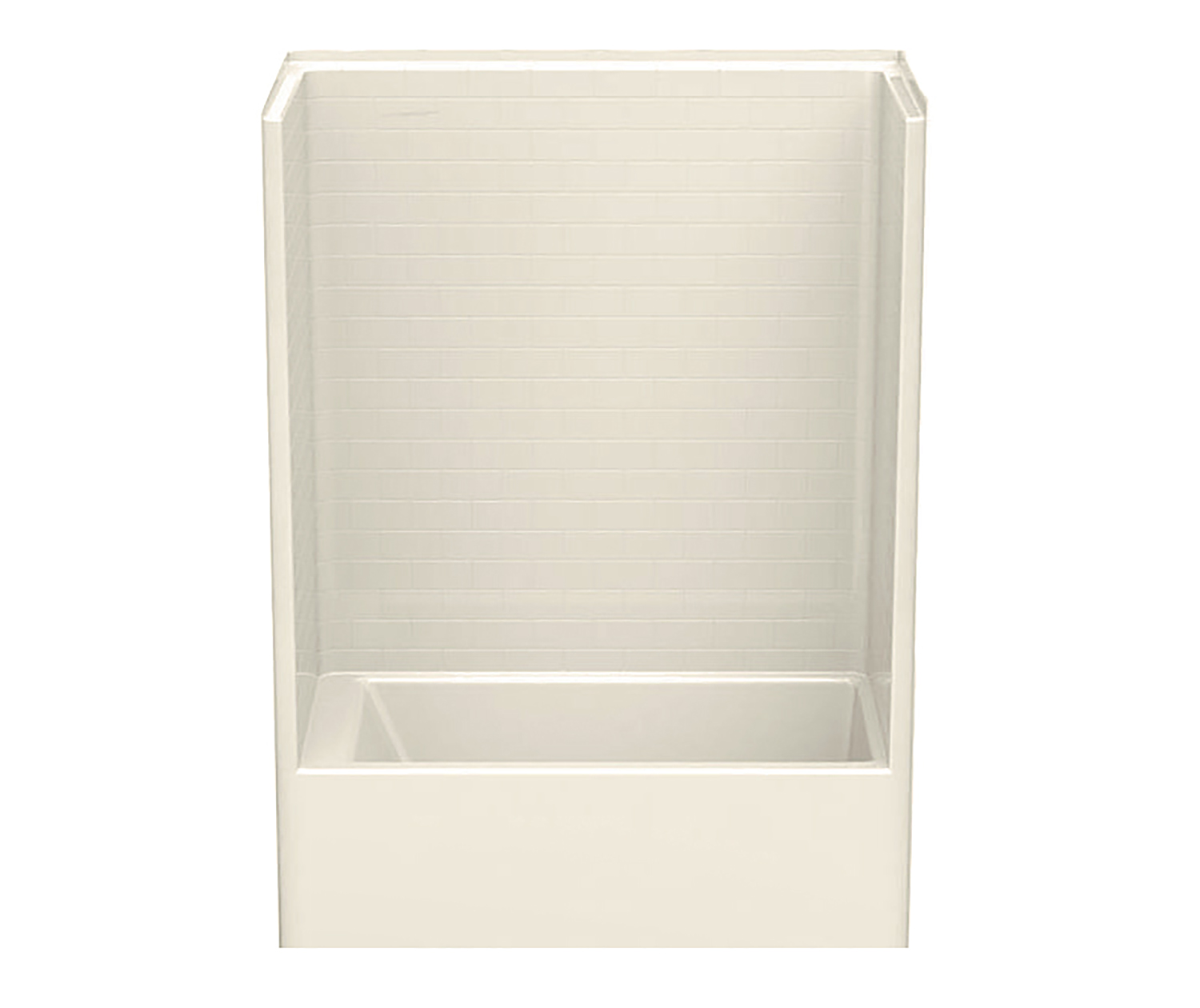 6036STTM AFR 60 x 36 AcrylX Alcove Left-Hand Drain One-Piece Tub Shower ...